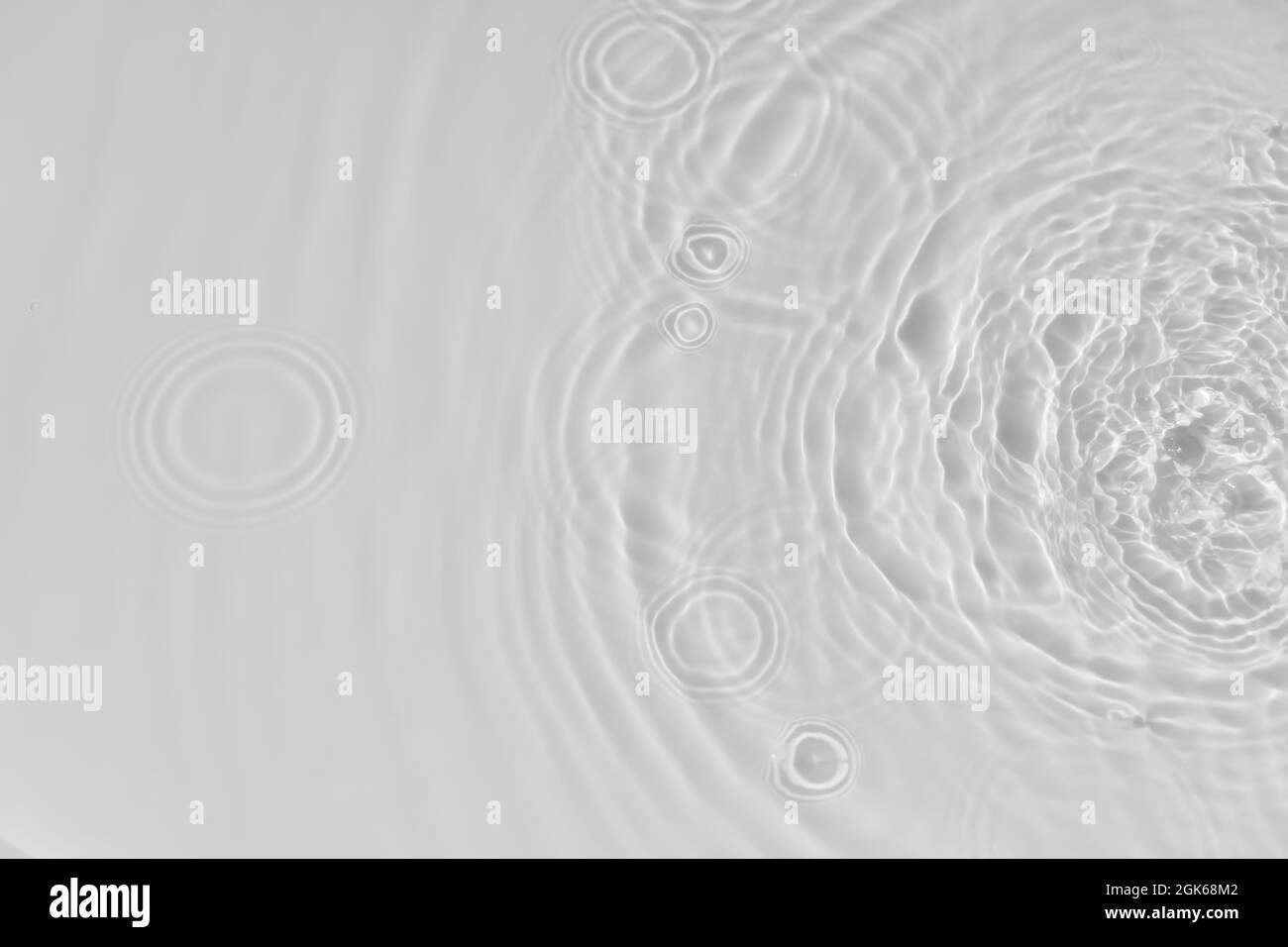 Water tranquil ripple background. Water texture, circles and bubbles on ...