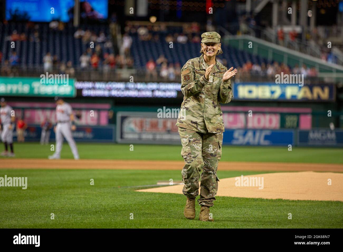 U.S. Air Force Maj. Gen. Sherrie McCandless, commanding general ...
