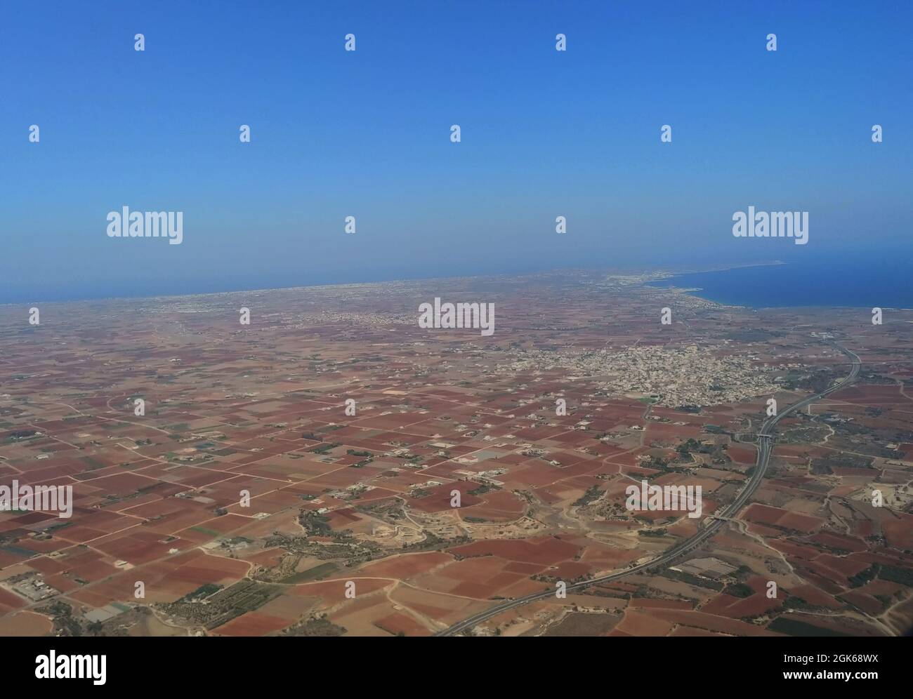 An aerial view of the coastline of Cyprus Stock Photo - Alamy