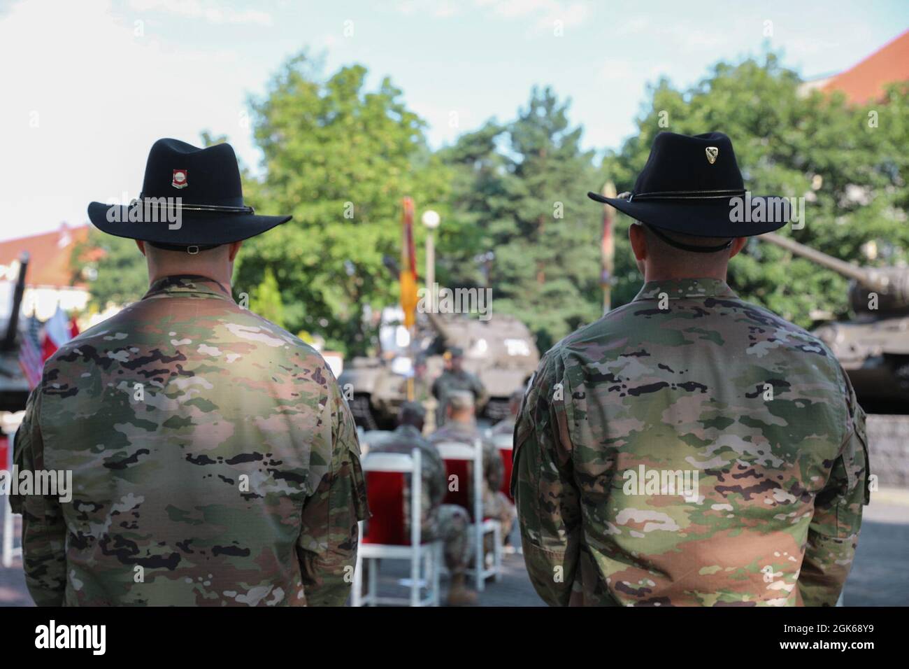 Capt. Kevin Noriega (left) and 1st Lt. Christopher Raymond (right) with ...
