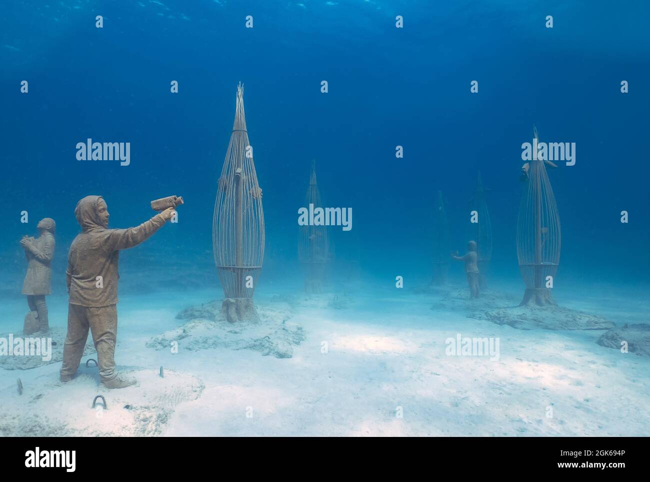 MUSAN - Museum of Underwater Sculpture in Ayia Napa, Cyprus Stock Photo ...