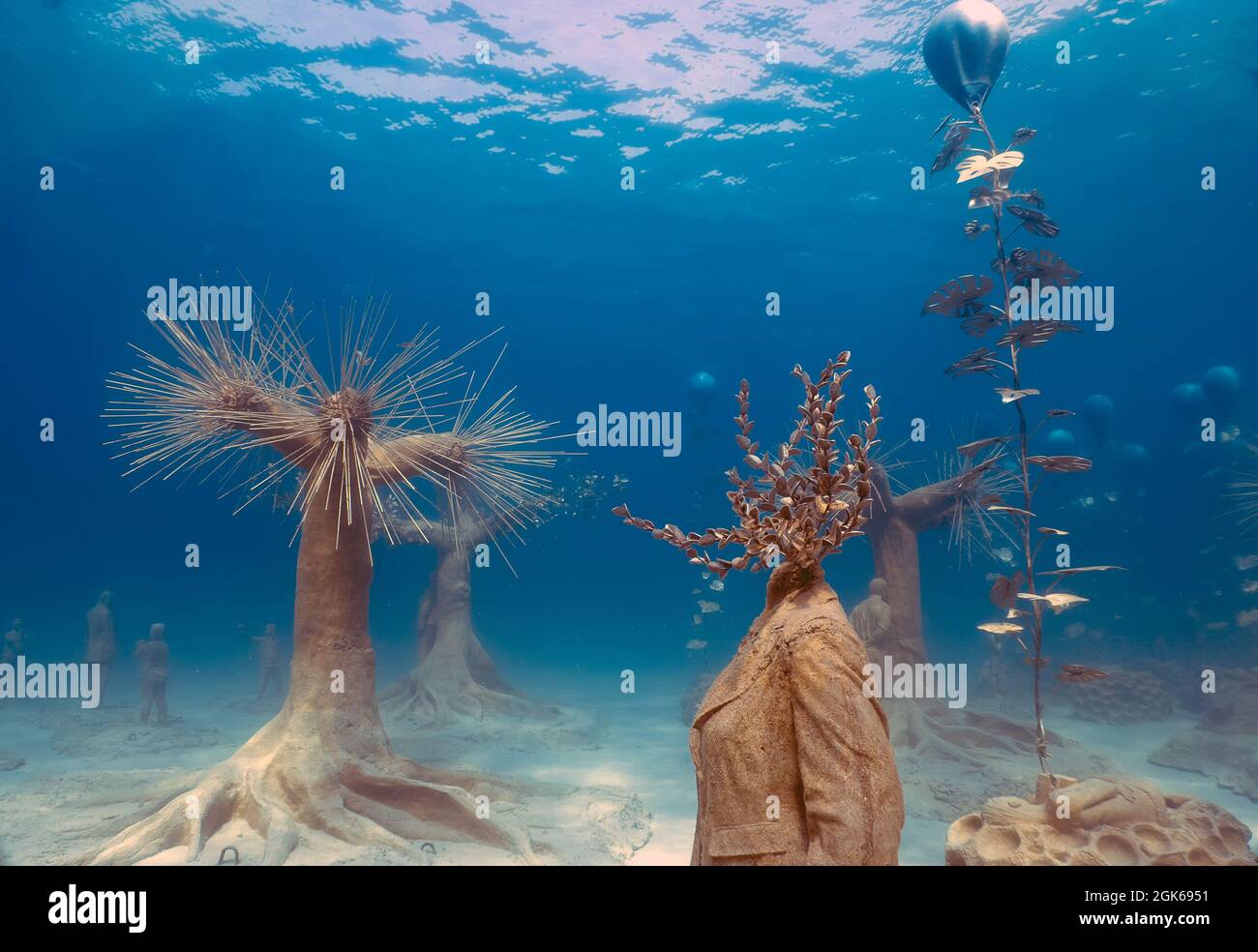 MUSAN - Museum of Underwater Sculpture in Ayia Napa, Cyprus Stock Photo ...