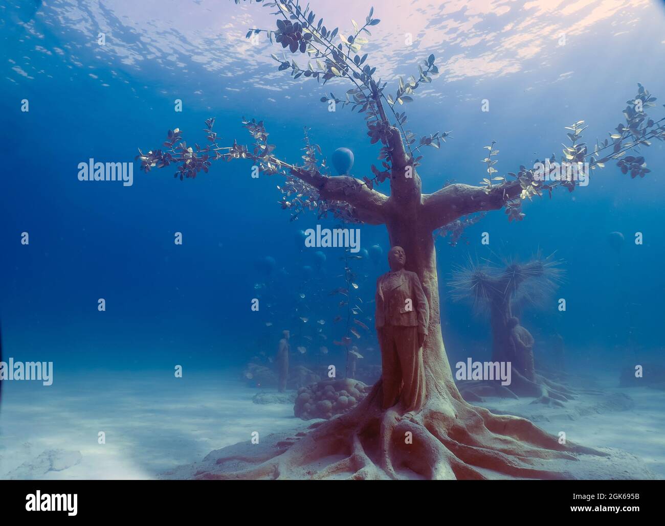 MUSAN - Museum of Underwater Sculpture in Ayia Napa, Cyprus Stock Photo ...