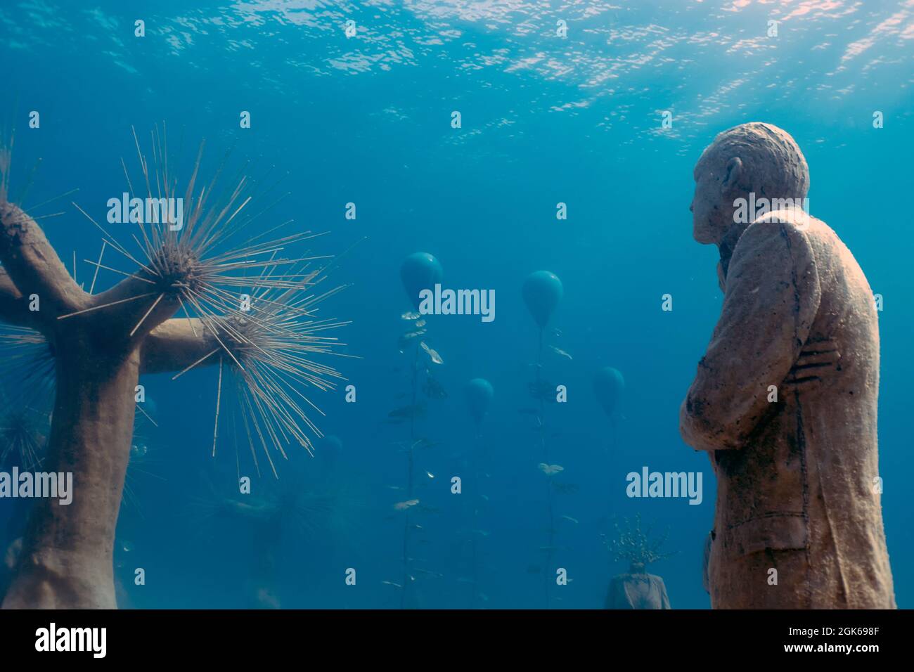 MUSAN - Museum of Underwater Sculpture in Ayia Napa, Cyprus Stock Photo ...