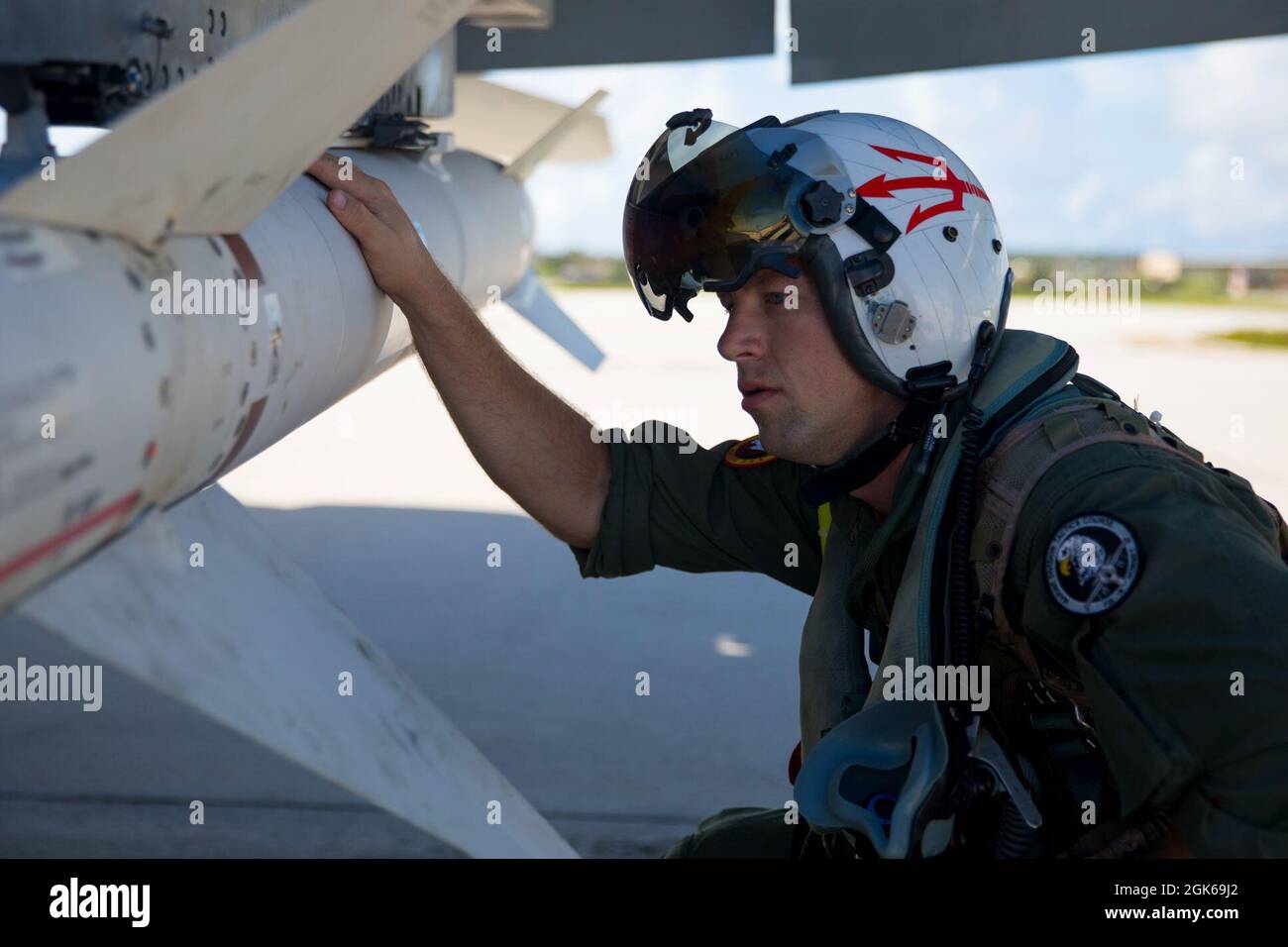 U.S. Marine Corps Maj. Nils Alpers, an F/A-18 Hornet pilot with Marine ...