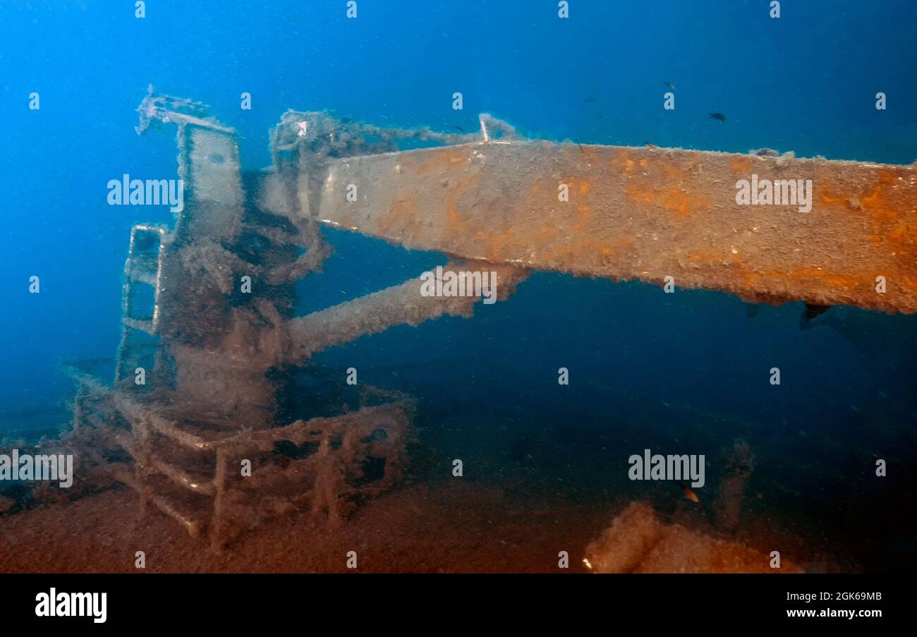 The wreck of the MS Zenobia ferry near Larnaca in Cyprus Stock Photo ...