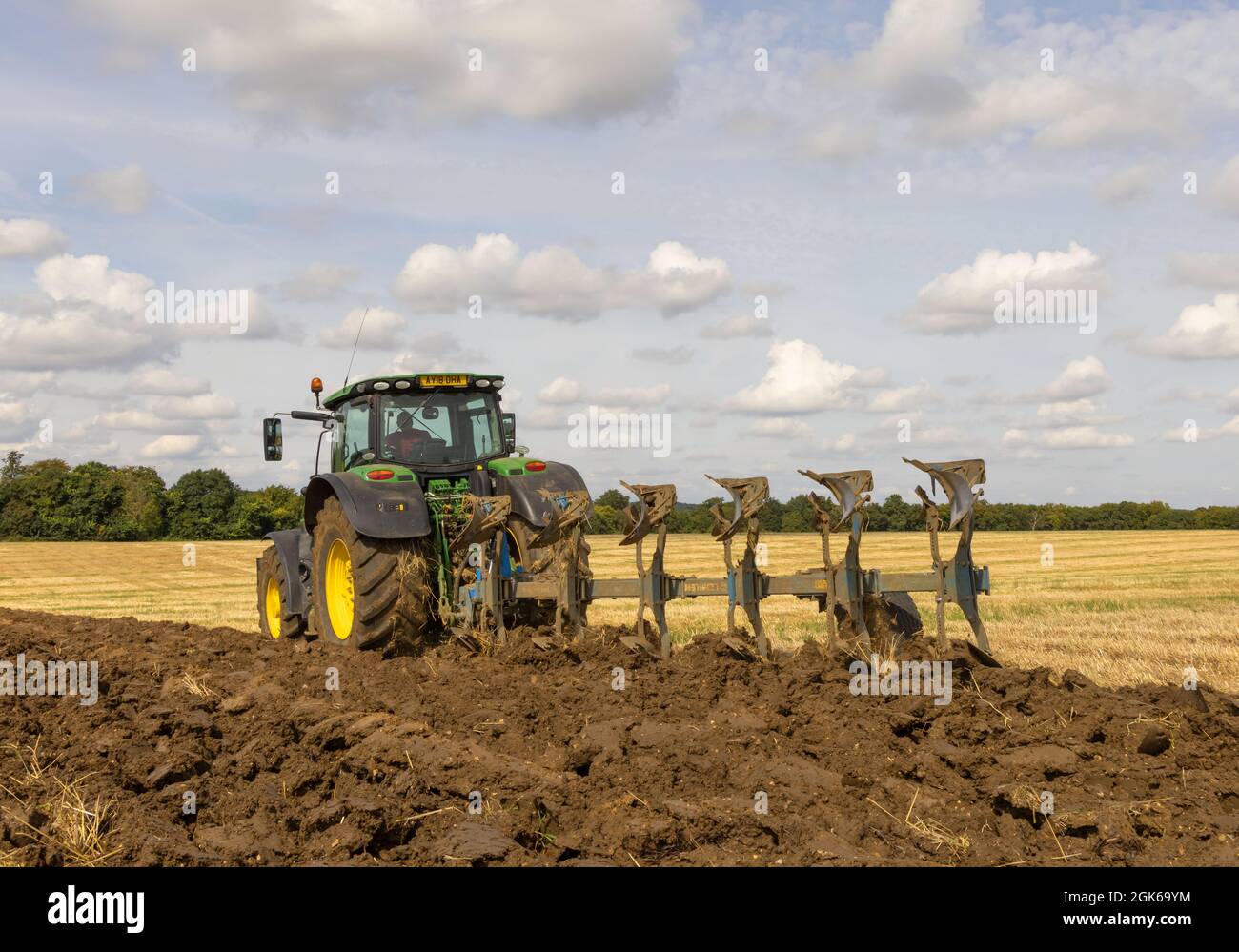 Ploughed field and tractor hi-res stock photography and images - Alamy