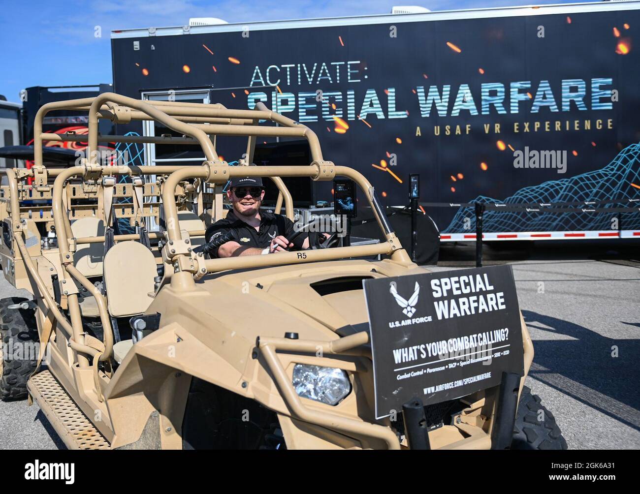 Conor Daly, Ed Carpenter Racing, tests out the Polaris MRZR ultralight ...