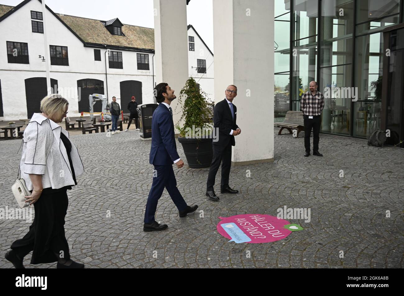 Sweden's Prince Carl Philip gets a tour with Museum director Mats ...