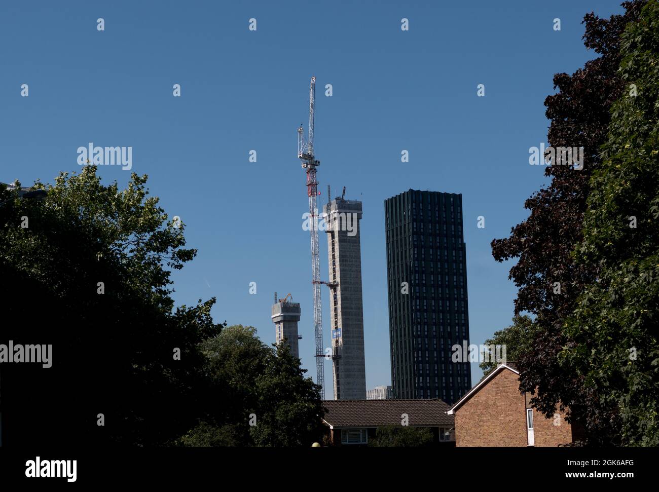 The ever changing skyline of Croydon in Surrey England Stock Photo - Alamy
