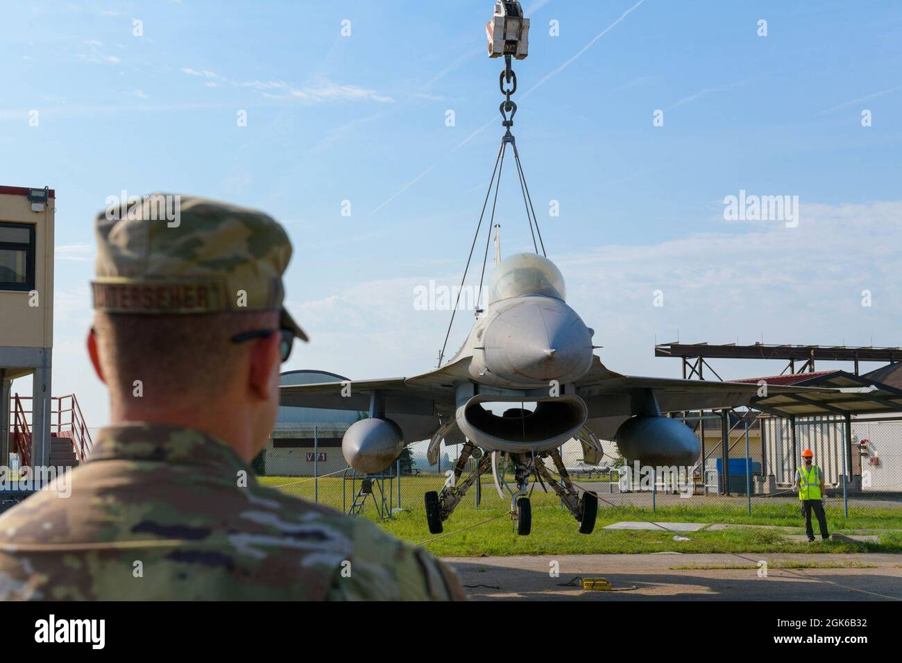 Chief Master Sgt. Jeremy Unterseher, 31st Fighter Wing command chief ...