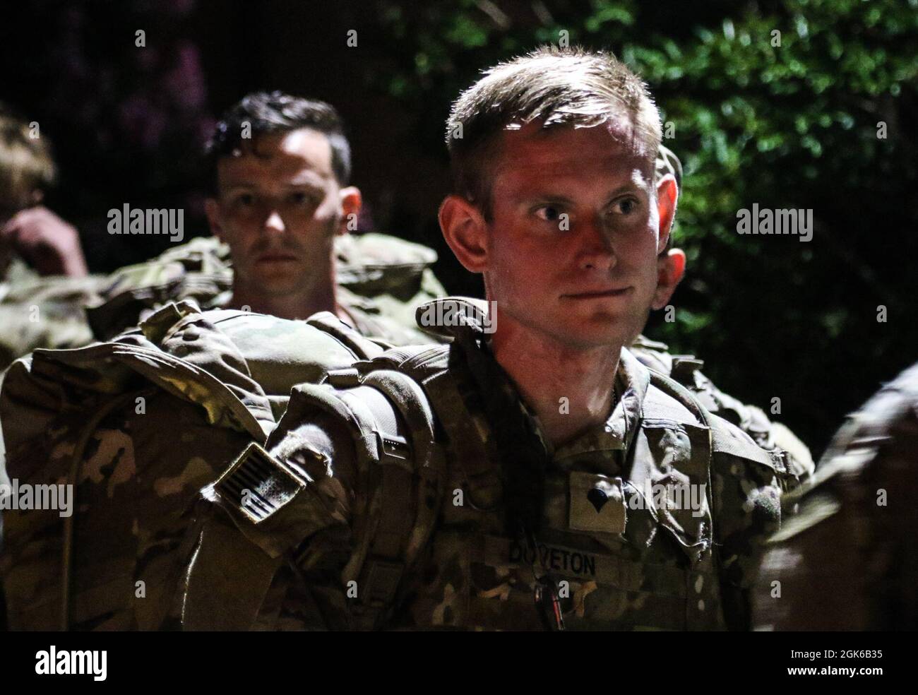U.S. Army Paratroopers assigned to 82nd Airborne Division prepare to ...