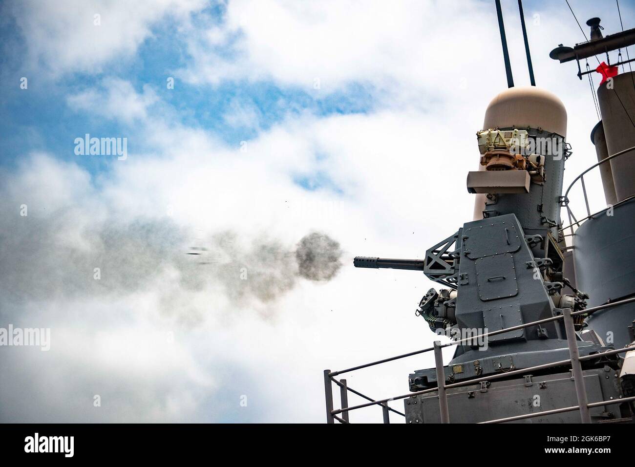 210813-N-JW440-3380 ARABIAN GULF (Aug. 13, 2021) A Phalanx Close-In ...