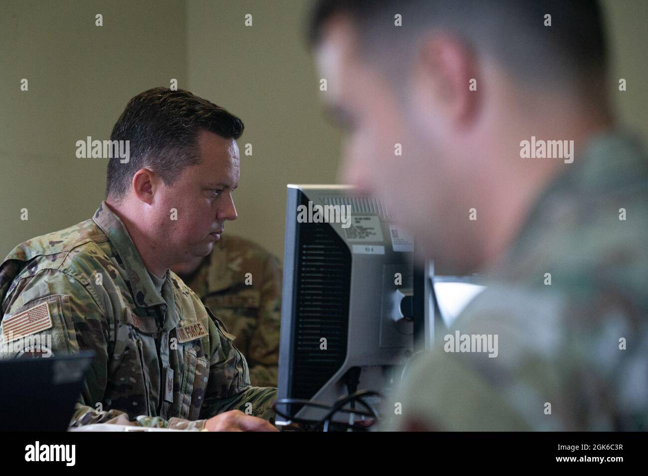 U.S. Air Force Tech. Sgt. Christopher Kesner, an imagery analyst with ...