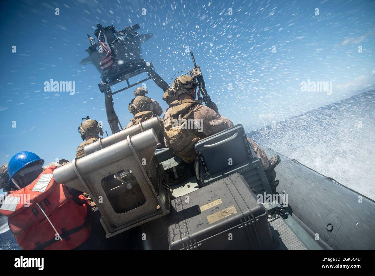 PACIFIC OCEAN (Aug. 13, 2021) U.S. Marines with the All Domain ...