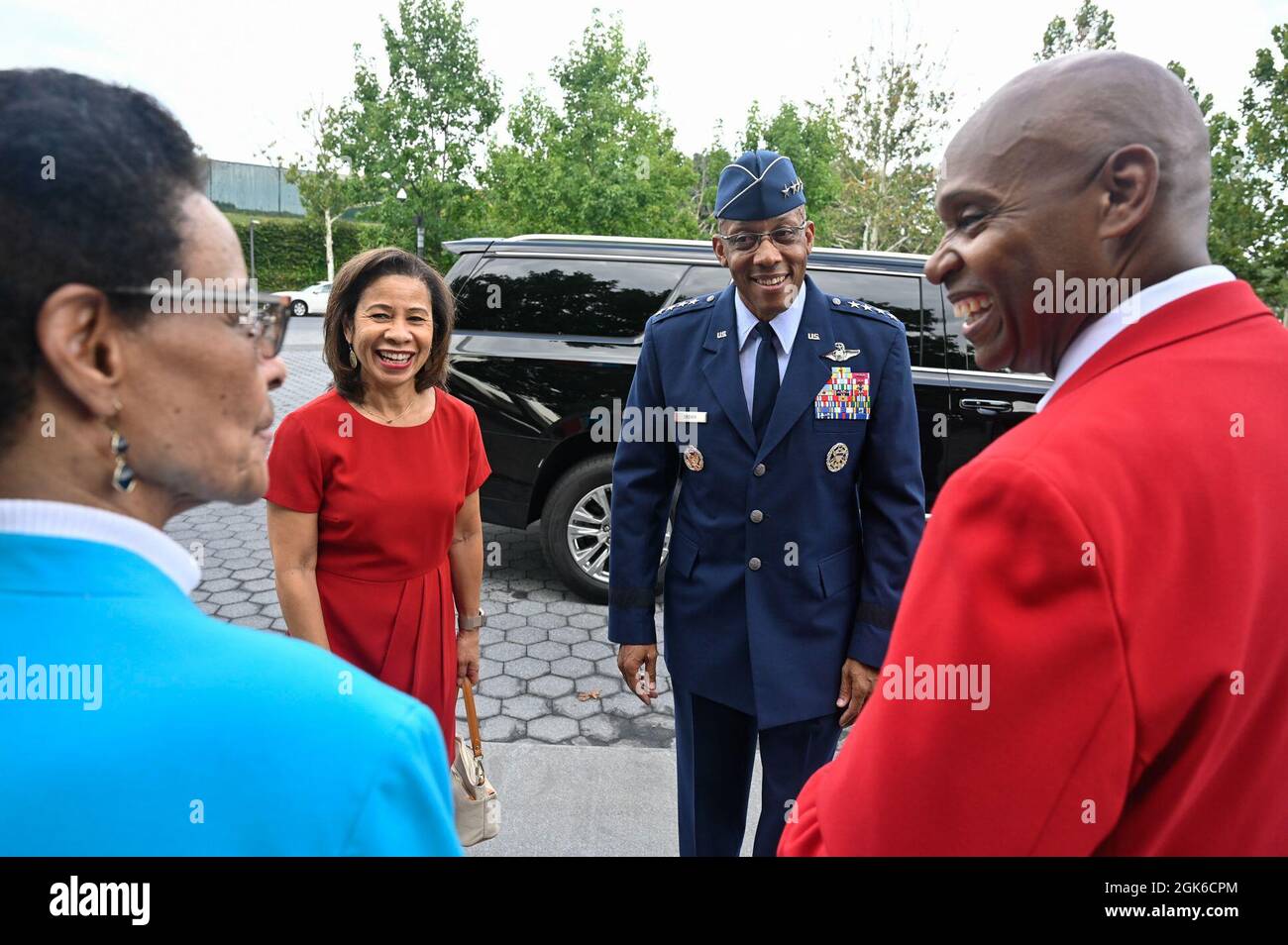 Air Force Chief of Staff Gen. CQ Brown, Jr. and his wife, Sharene Brown ...