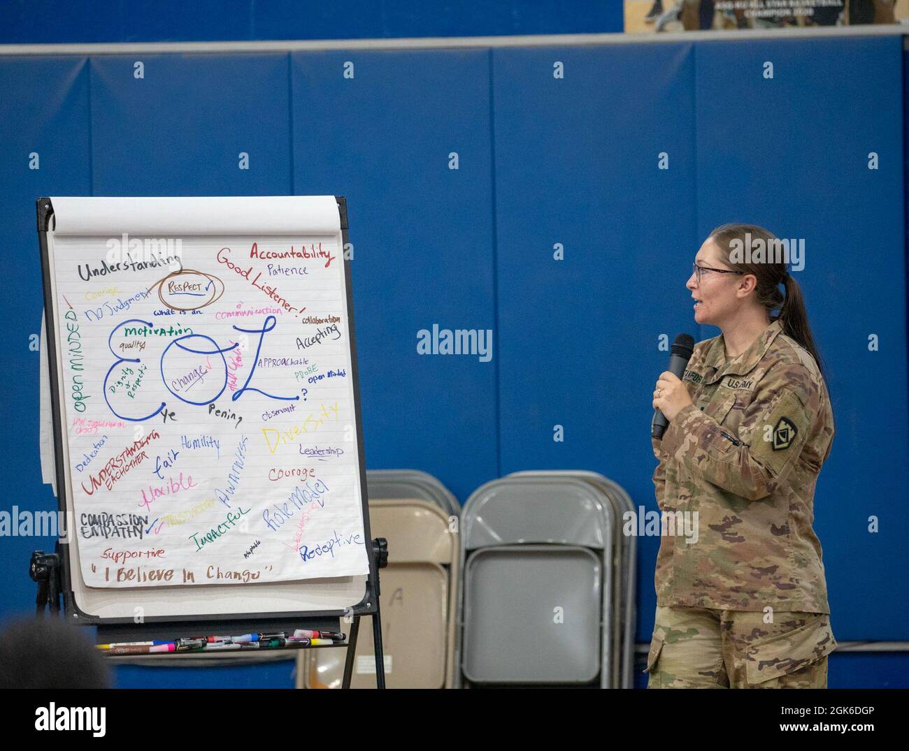 1st Lt. Amber Stanforth, equal opportunity advisor with Task Force ...