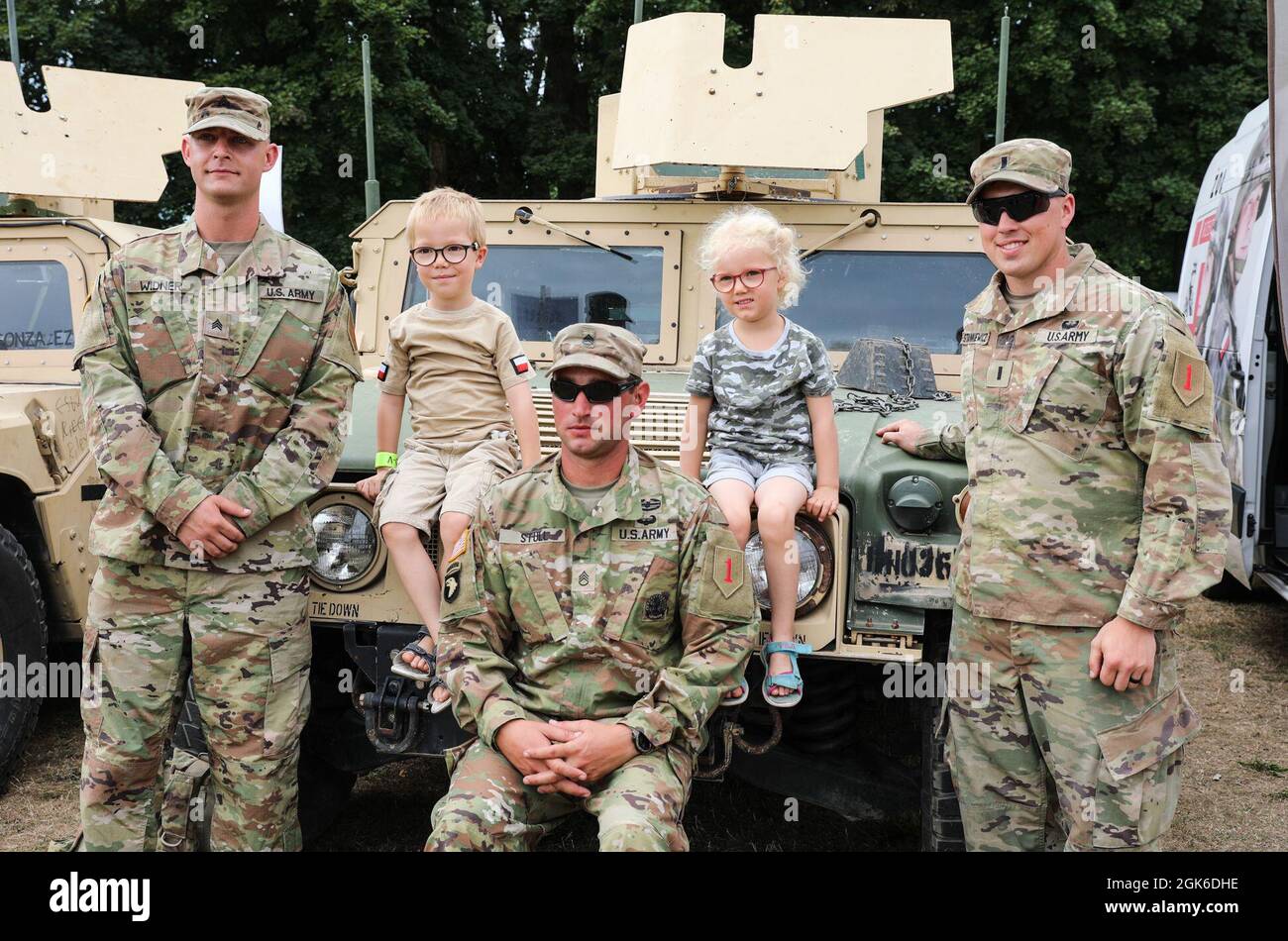U.S. Army Sgt. Christopher Widner (from left), Staff Sgt. Ryan Stull ...
