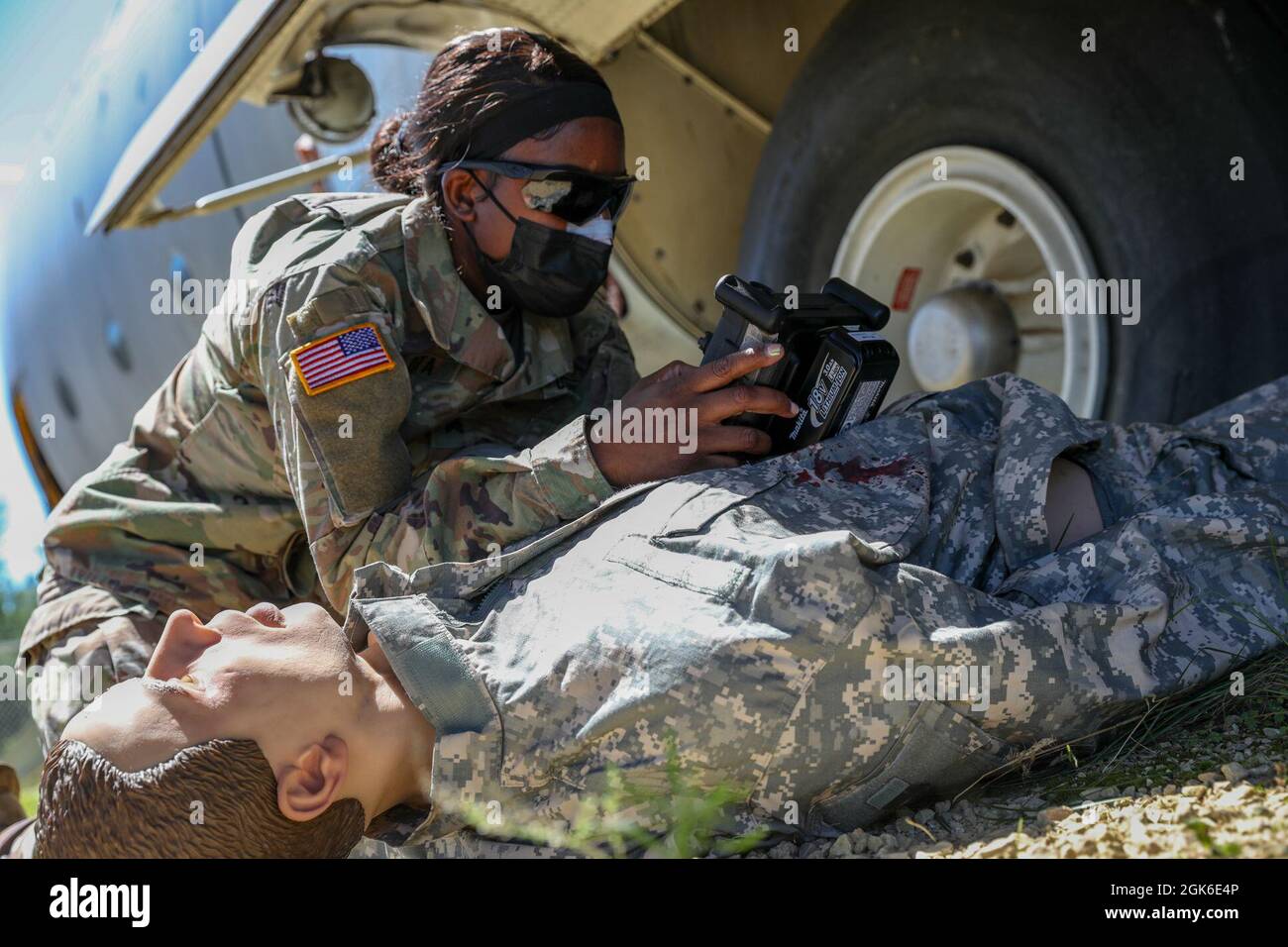 Sgt. Loosanda Ota, a U.S. Army Reserve Soldier from the 7453rd Moblil ...