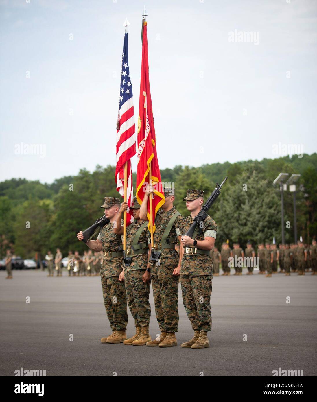 U.S. Marine Corps officer candidates with Lima Company, Platoon Leaders ...