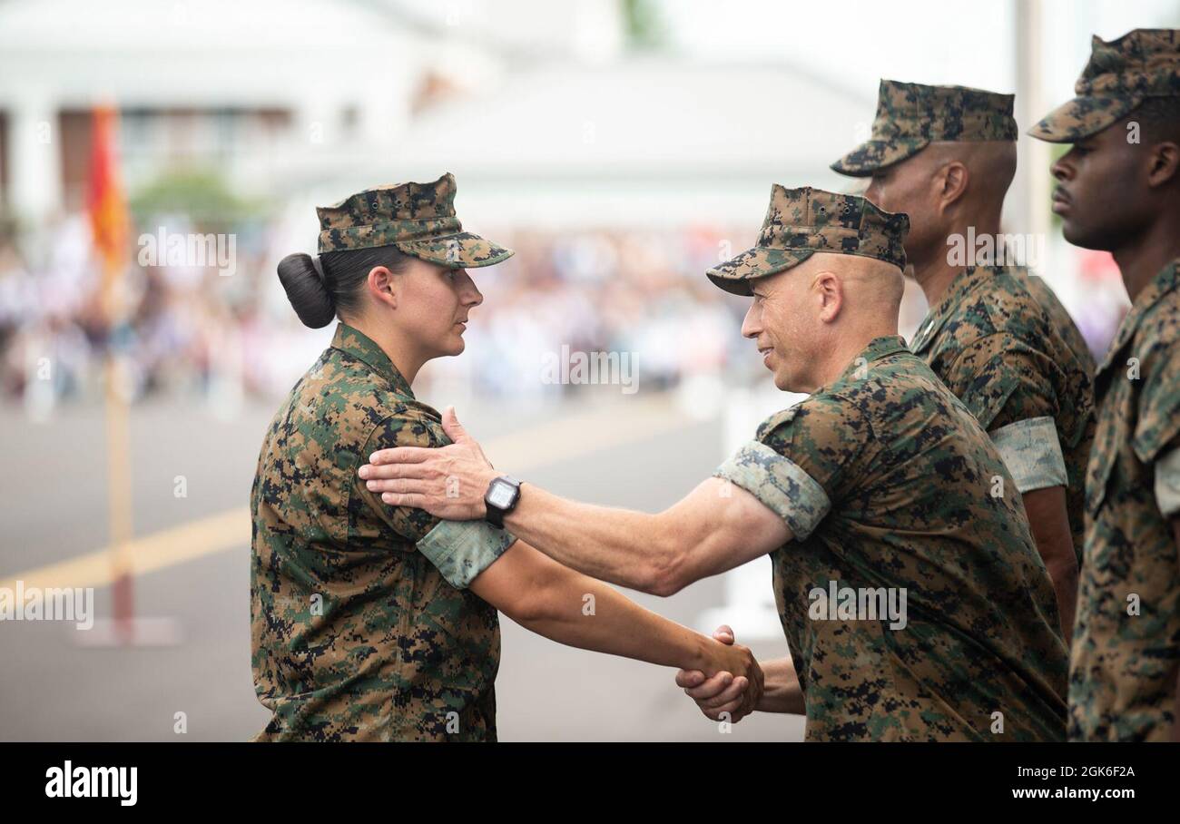 U.S. Marine Corps officer candidates with Lima Company, Platoon Leaders ...
