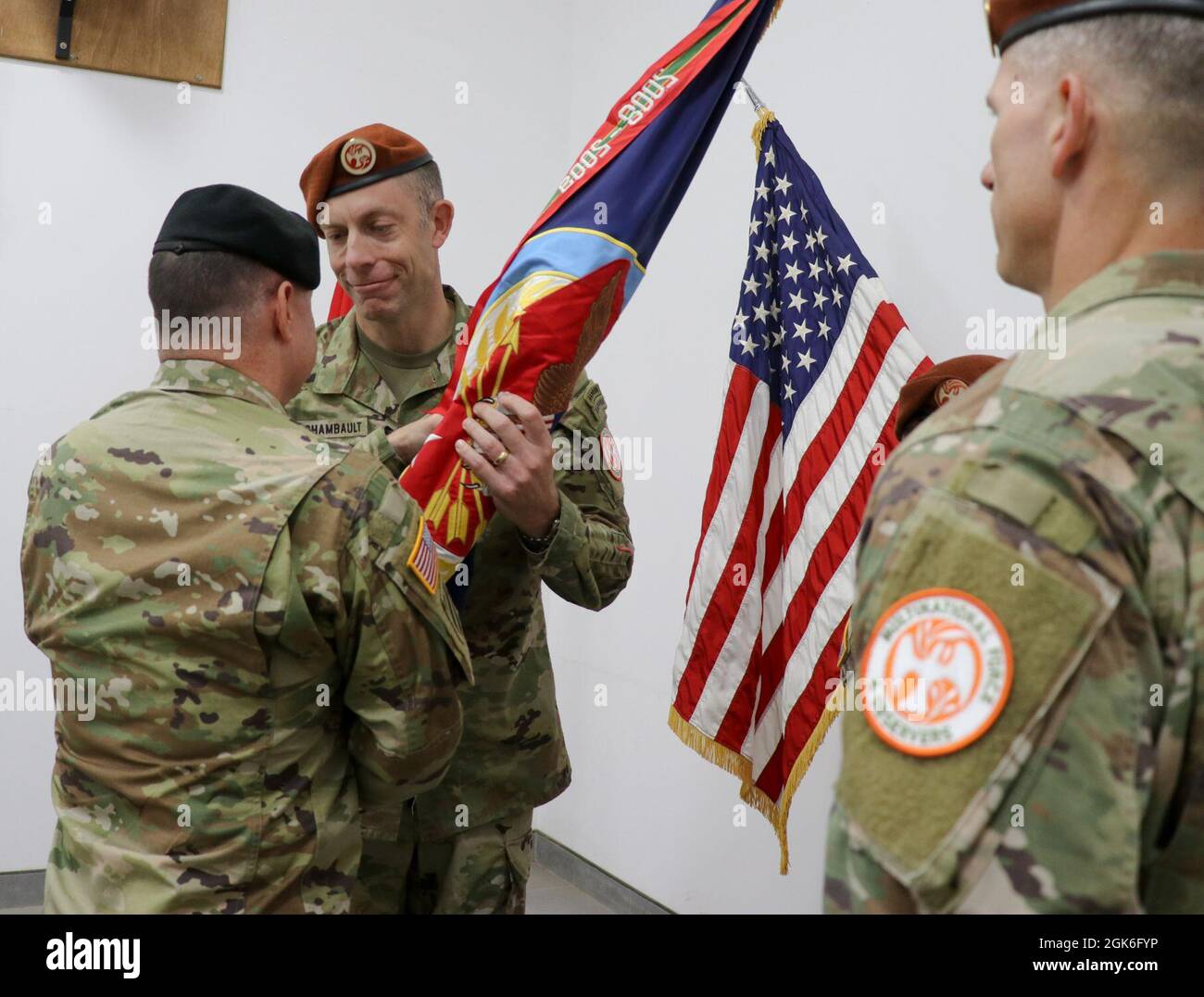 SINAI PENINSULA, Egypt – Col. Matthew Archambault (center), the ...