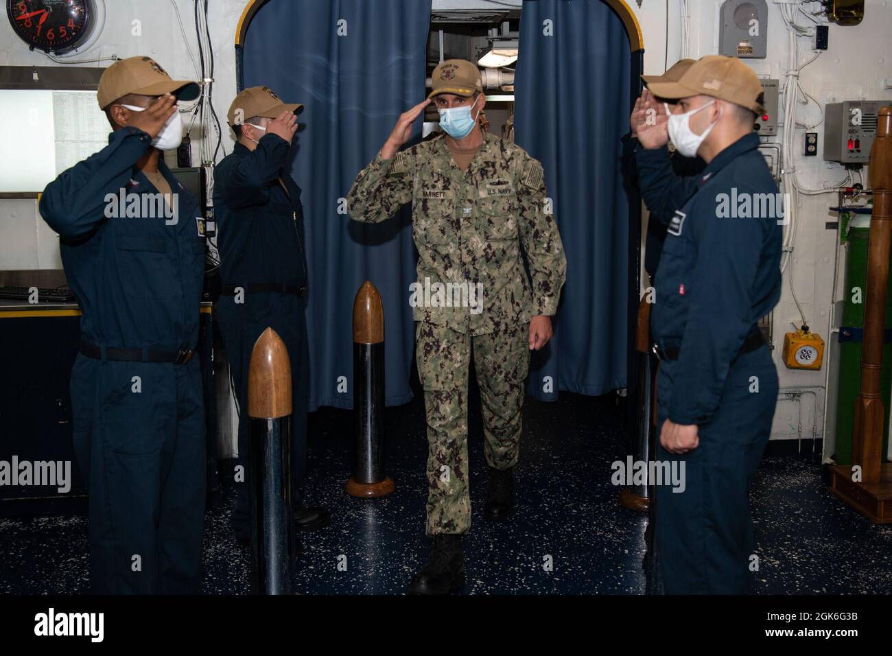 PACIFIC OCEAN (August 15, 2021) Capt. John Barnett, commodore of ...