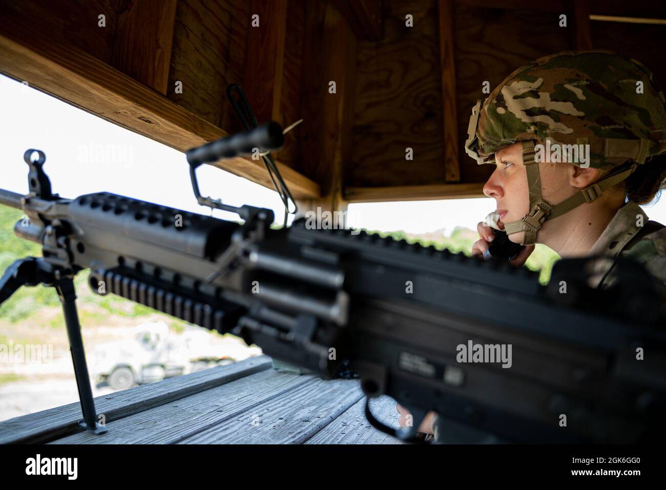 U.S. Army Spc. Kayla Huginski, a motor transport operator assigned to ...