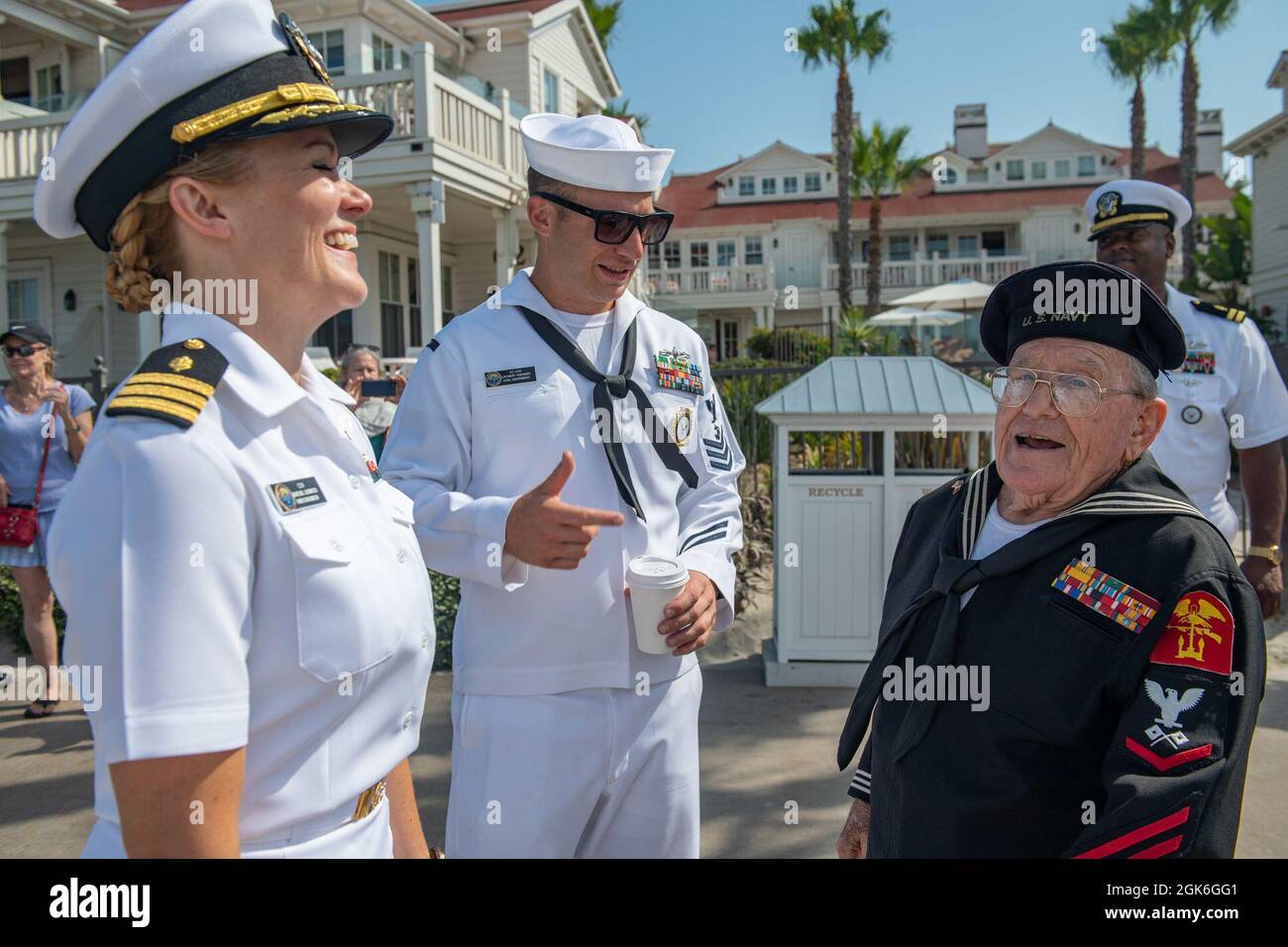 CORONADO, Calif. (Aug. 15, 2021) U.S. Navy recruiters assigned to Navy ...