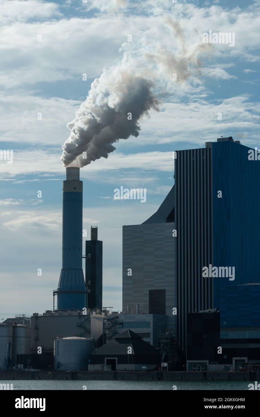 ROTTERDAM, NETHERLANDS - Sep 02, 2021: Maasvlakte, Rotterdam, the ...