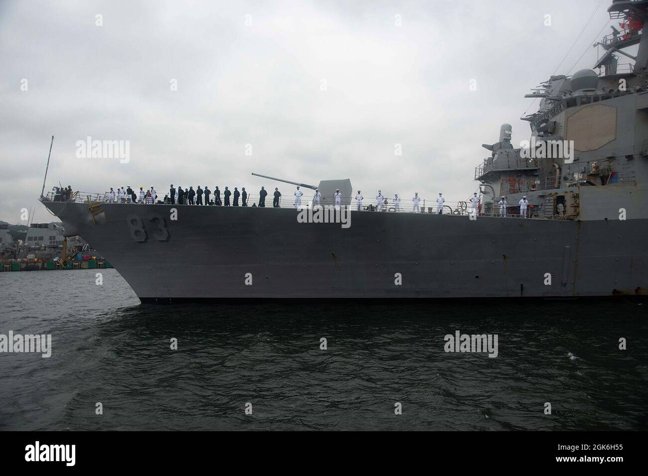 YOKOSUKA, Japan (Aug. 16, 2021) The Arleigh Burke-class guided-missile ...