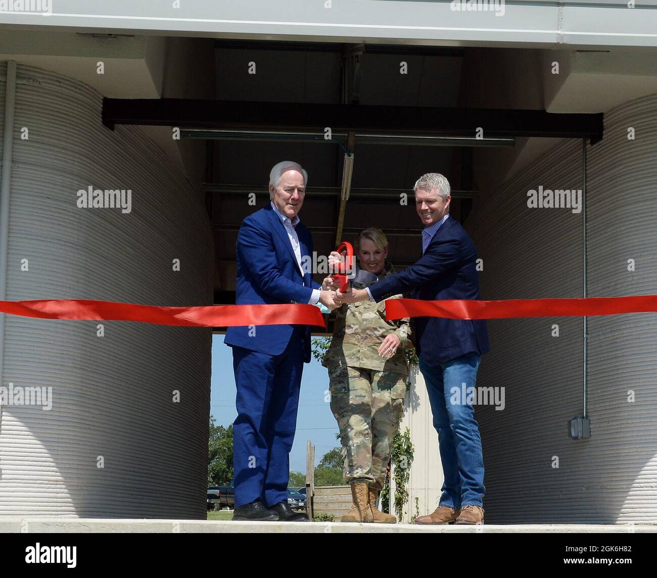Texas Military Department held a ribbon cutting ceremony August 16, 2021, at Camp Swift, Bastrop ...