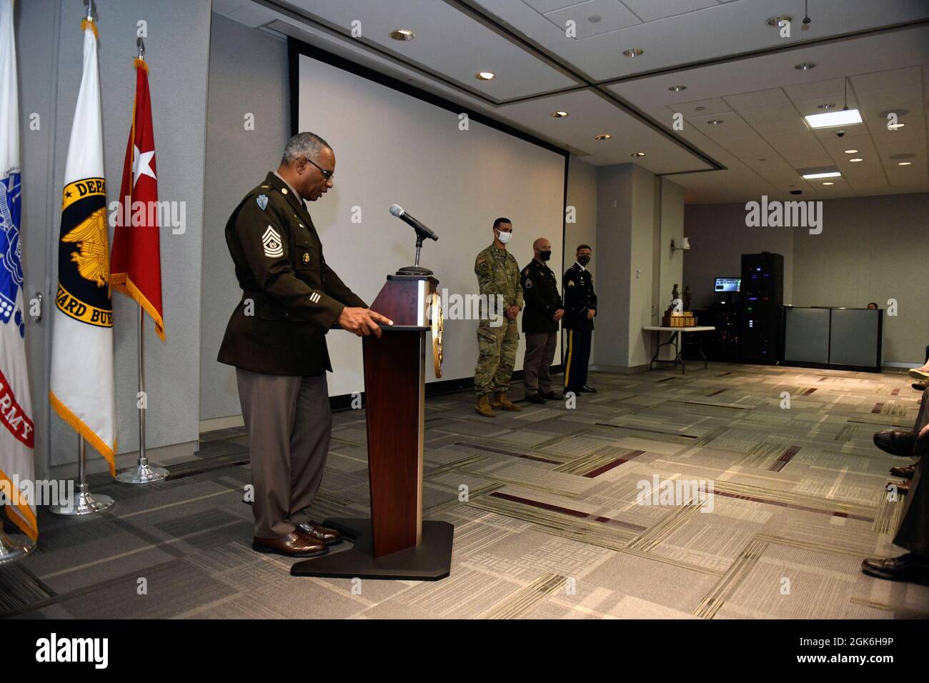 Command Sgt. Maj. John Sampa, command sergeant major of the Army ...
