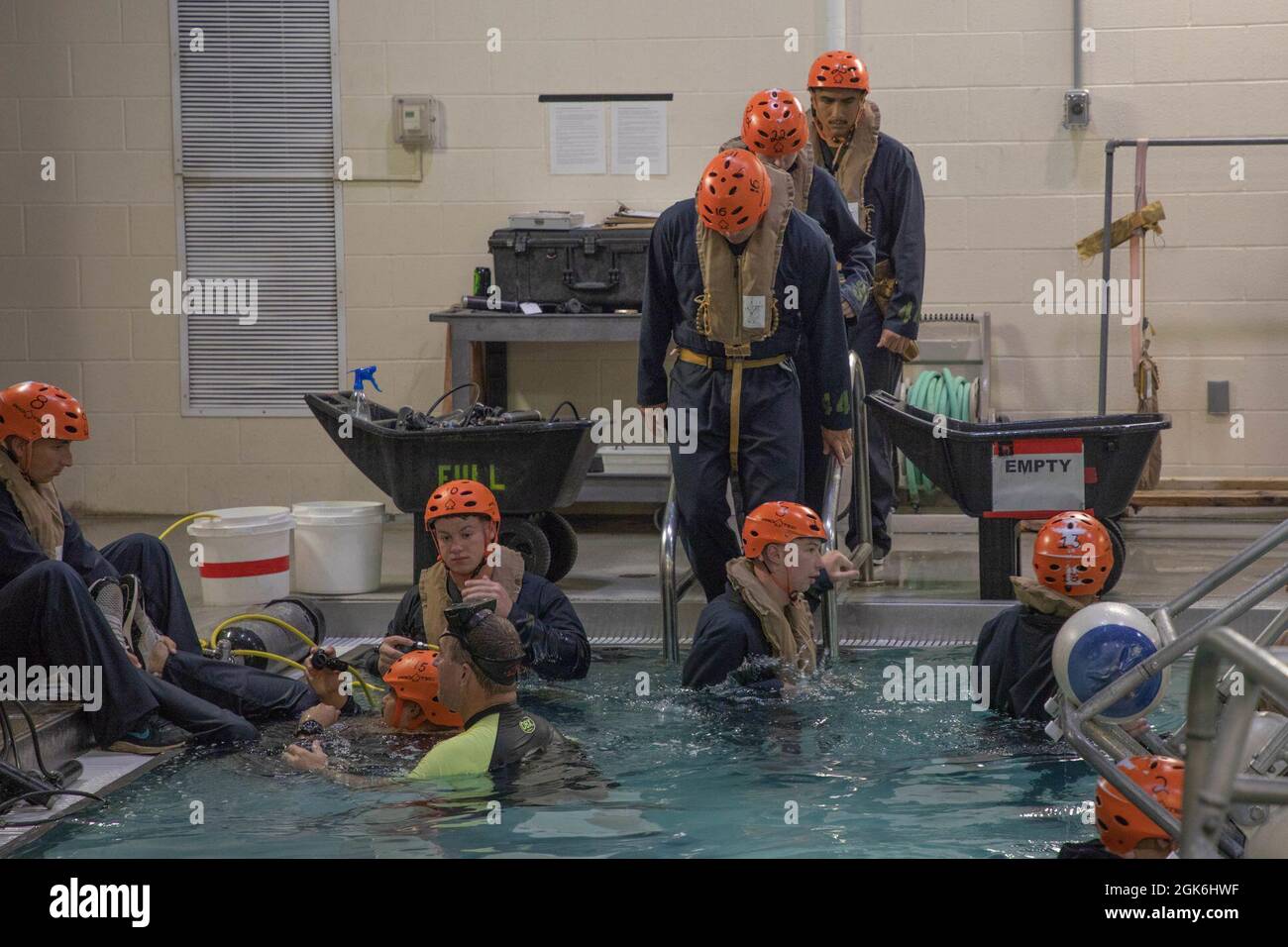 U.S. Marines with 2nd Landing Support Battalion, Combat Logistics ...