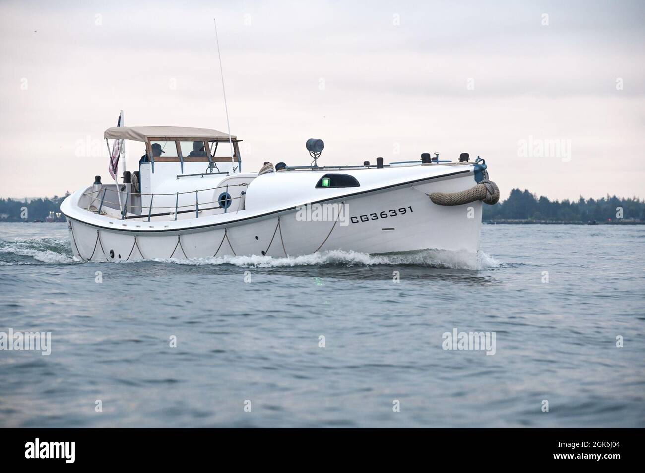 The former active-service Coast Guard Motor Lifeboat 36391, Point Adams ...