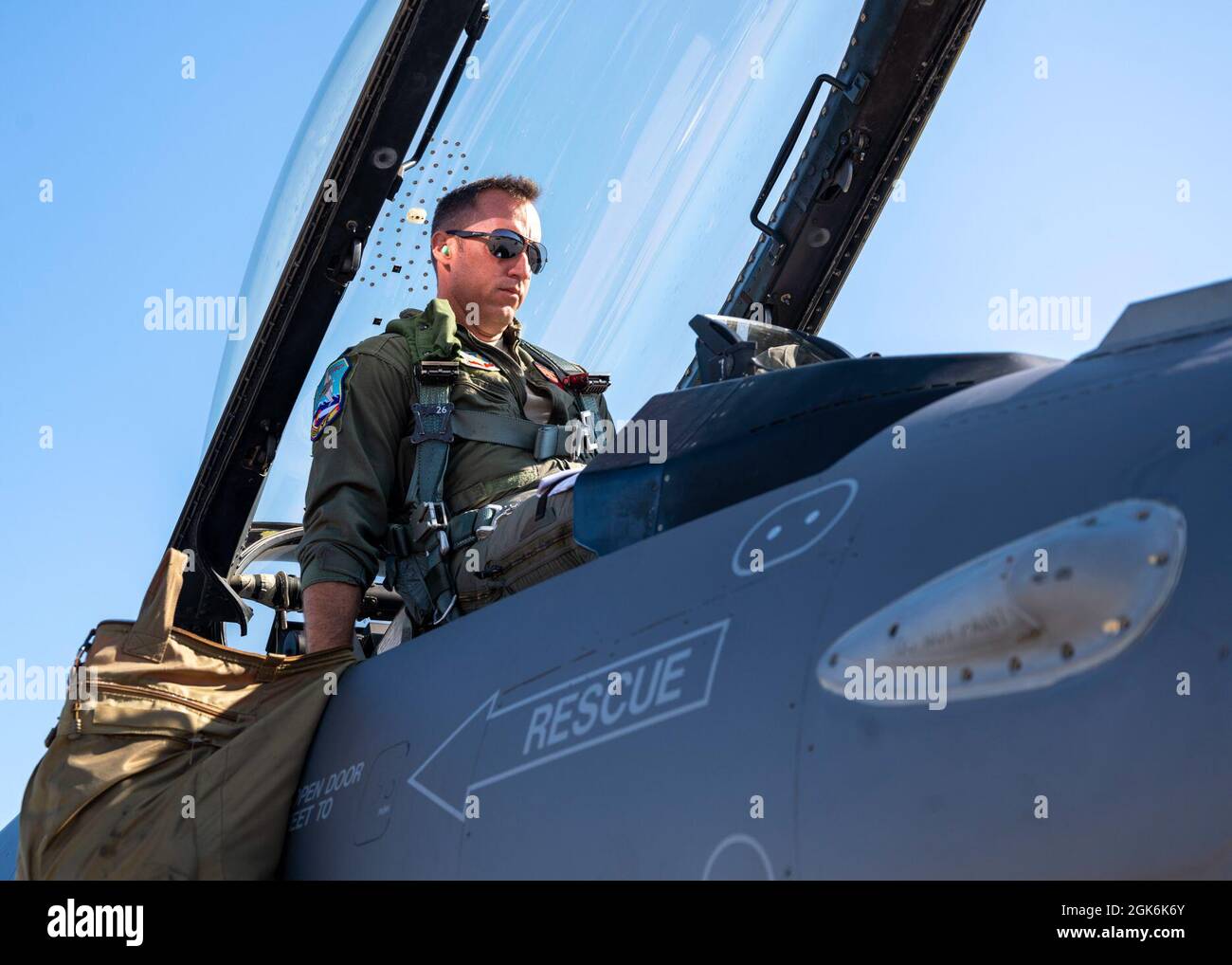A U.S. Air Force pilot assigned to the 120th Fighter Wing, Colorado Air ...