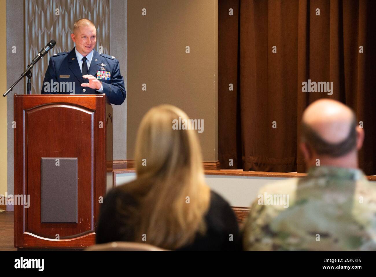 U.S. Air Force Lt. Col. Timothy Adams, incoming 88th Communications ...