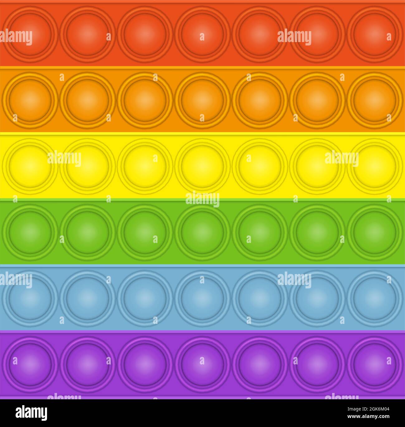 Antistress fidget sensory pop it vector isometric ilustration. Bubble ...