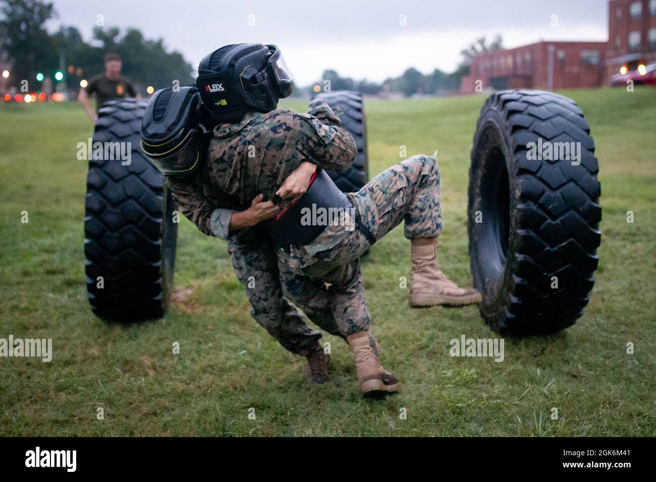 U.S. Marine Corps Cpl. Sean Potter, graphics specialist with Marine ...