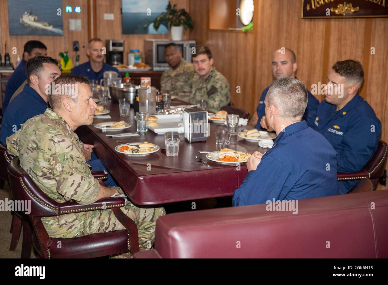 NUUK, Greenland -- (Aug. 17, 2021) Danish Rear Adm. Martin LaCour Andersen, the commanding ...