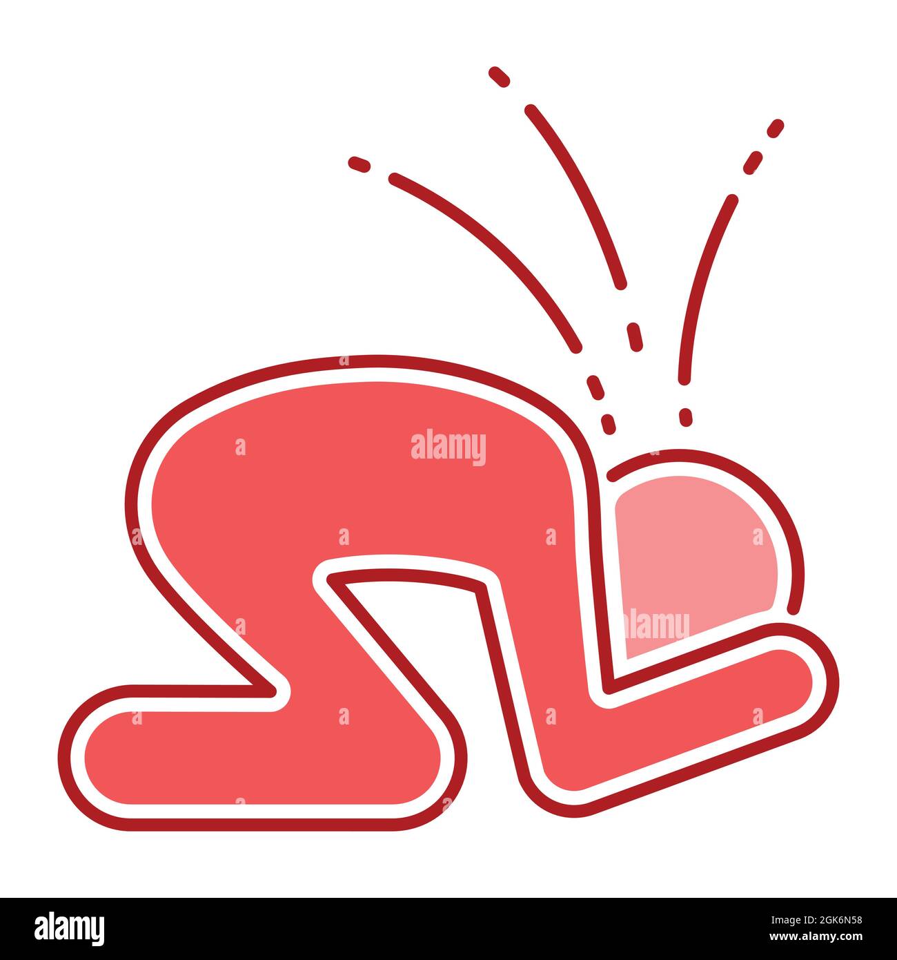 Bullying color line icon. Harassment, and violence. Isolated vector ...
