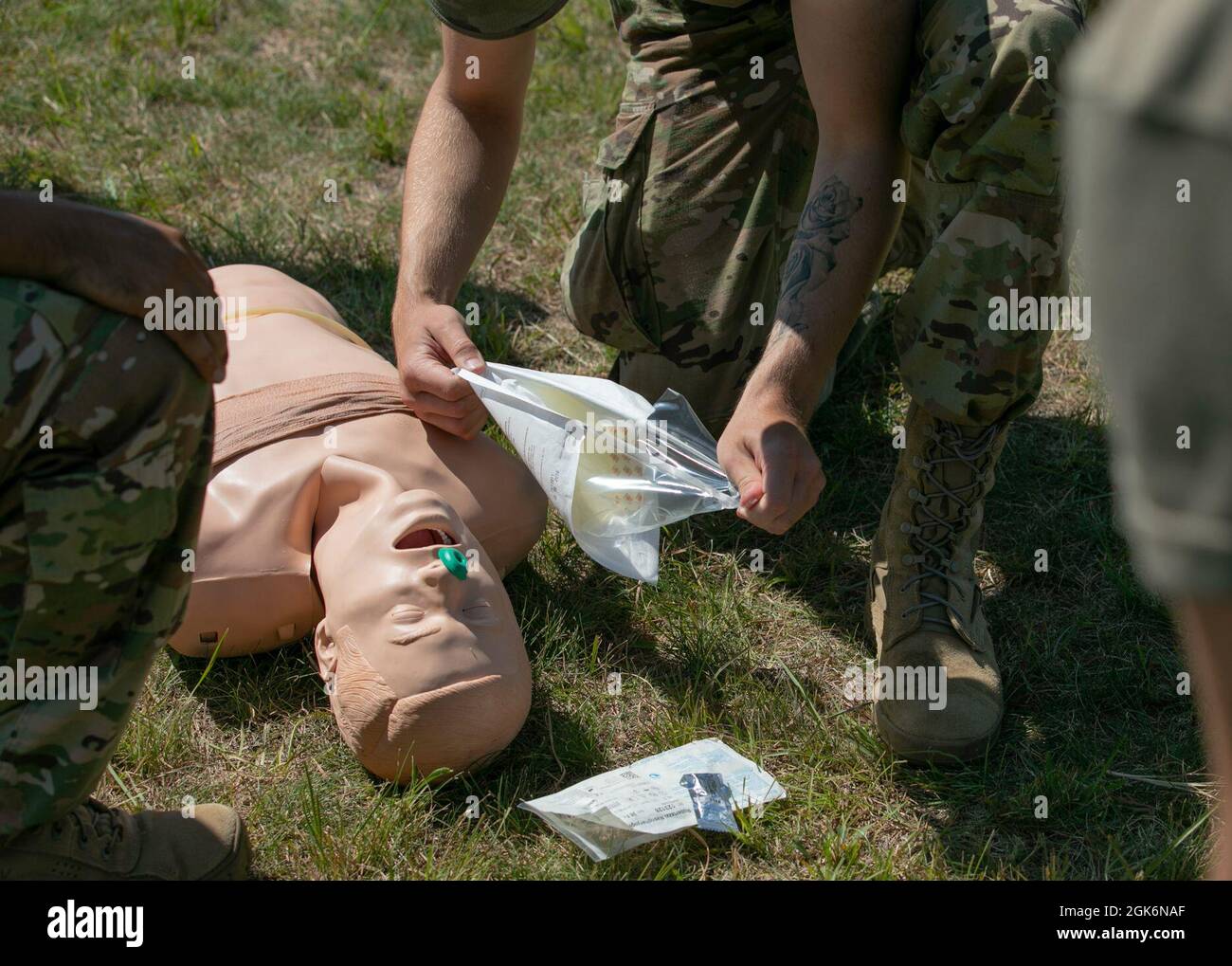 Spc. Grant Tardiff, a National Guard soldier from the 147th Human ...