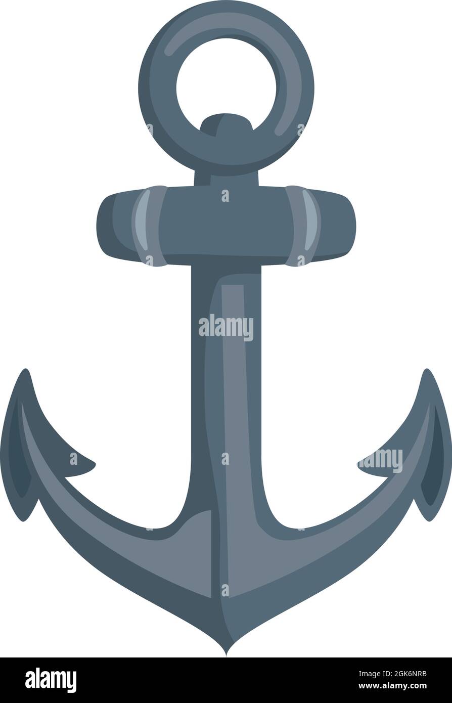 Silver anchor Stock Vector Images - Alamy