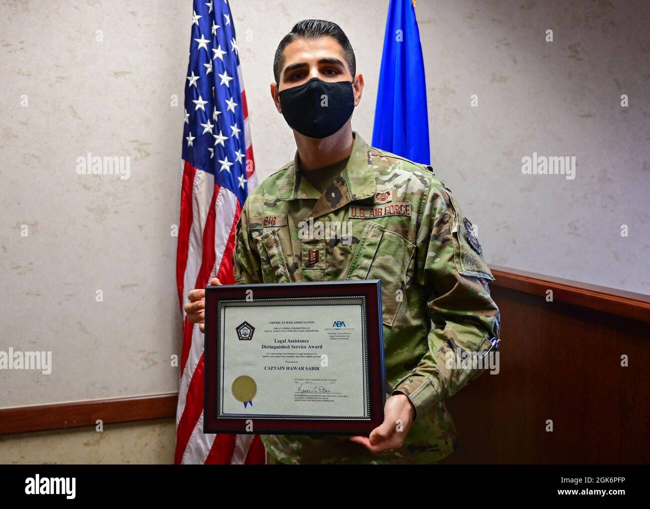 Capt. Hawar Sabir, 19th Airlift Wing Assistant Staff Judge Advocate ...