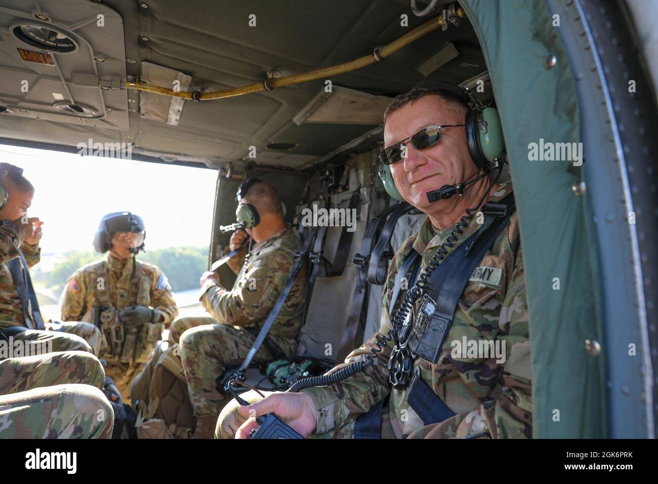 Brig. Gen. Gregory Knight, Vermont Adjutant General, prepares to depart ...