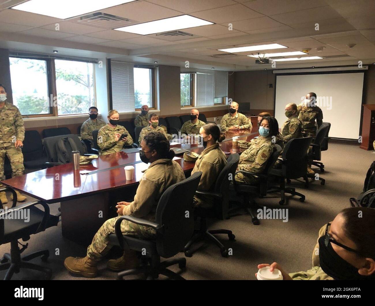 Members of the Tennessee Air National Guard from an array of career ...