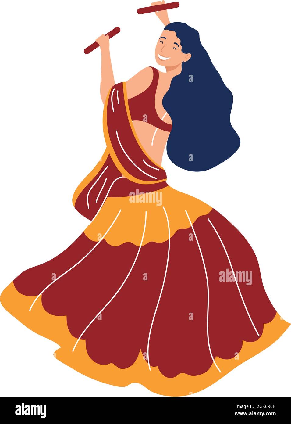 India folk dancing Stock Vector Images - Alamy