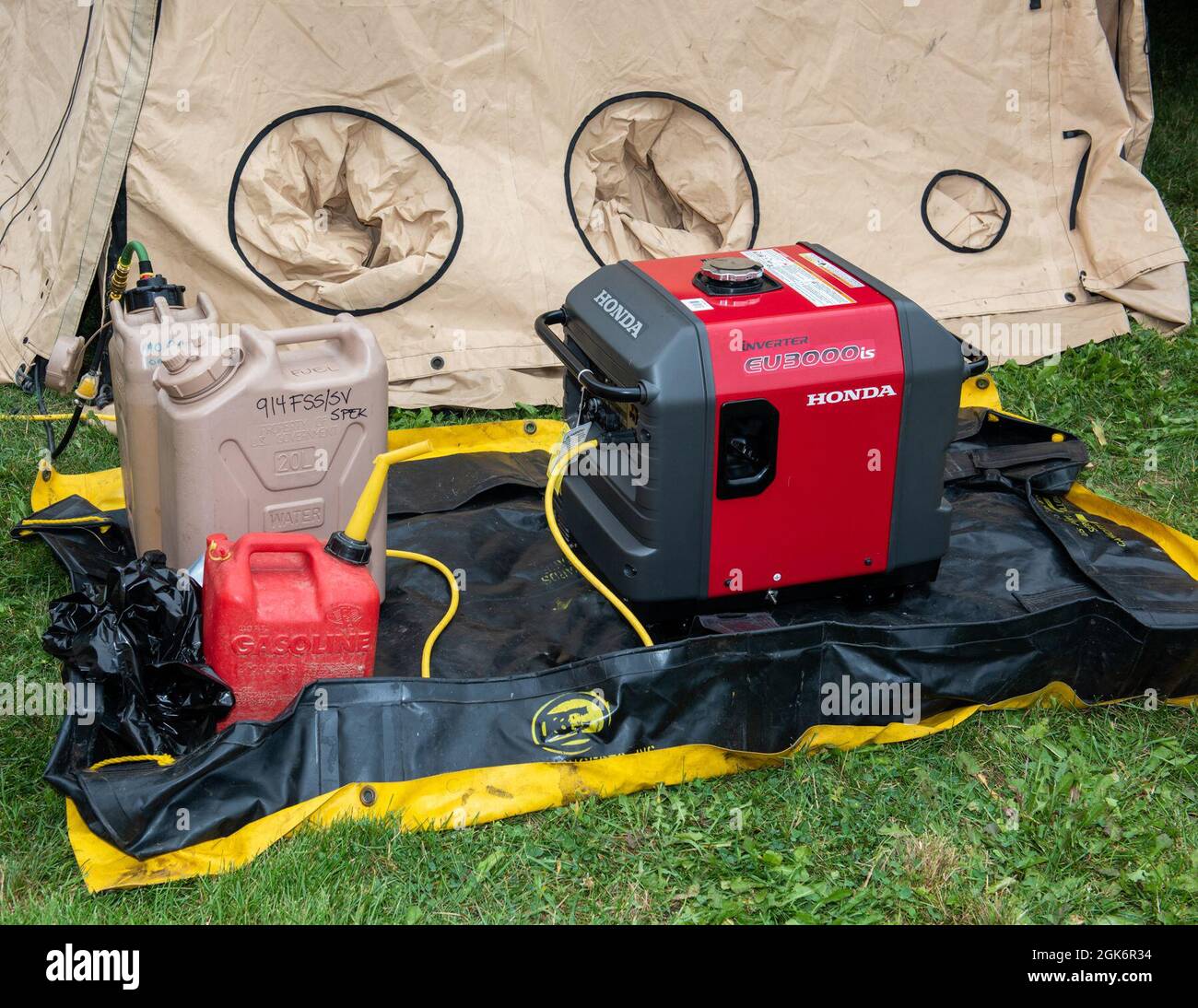 Generator and fuel, standard equipment for the 914th Force Support ...