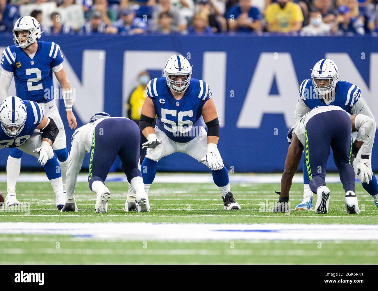 Quenton nelson 2021 hi-res stock photography and images - Alamy