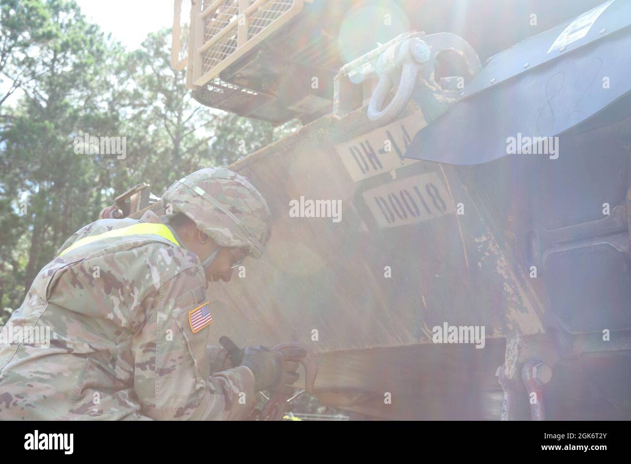 A Soldier assigned to the 1st Battalion, 64th Armor Regiment, 1st ...